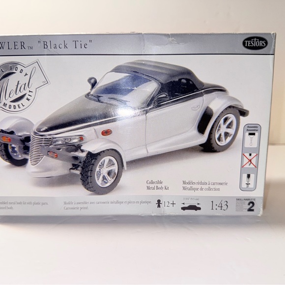Toys | Prowler Black Tie Model Kit Silver And Black | Poshmark